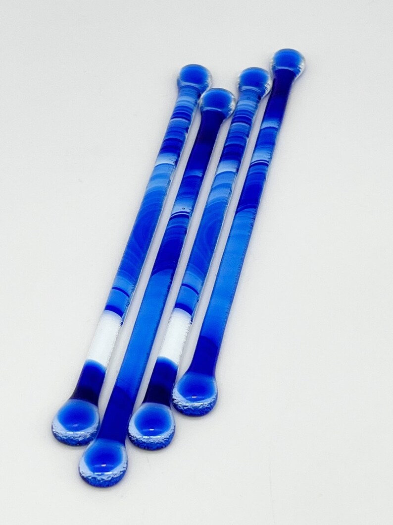 Beautiful Royal Blue Swizzle Sticks - Etsy