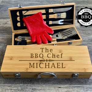 Personalized BBQ Set, BBQ Set, Personalized Grilling, Custom BBQ Set ...