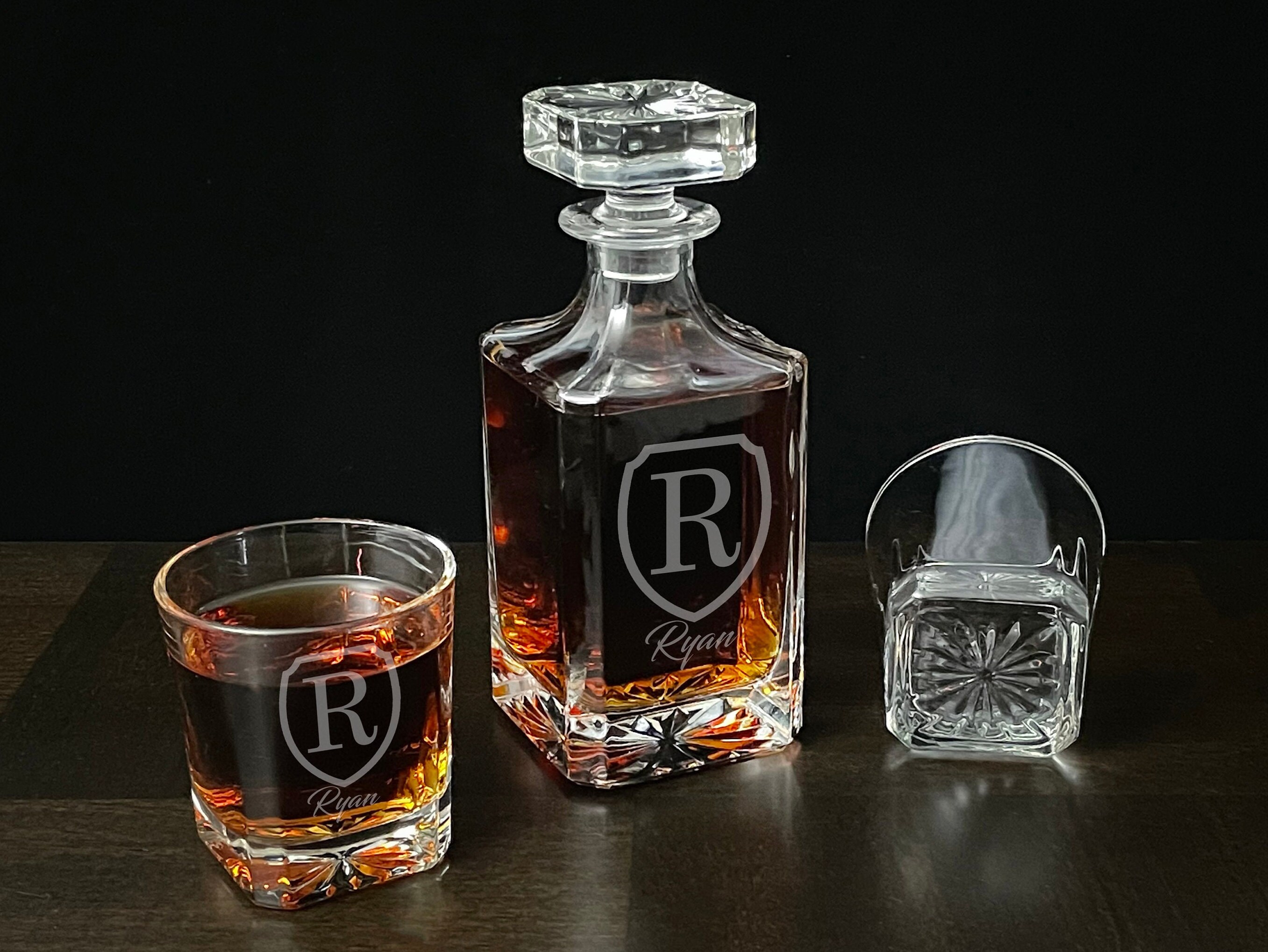 Personalized Whiskey Decanter Whiskey Decanter Engraved | Etsy