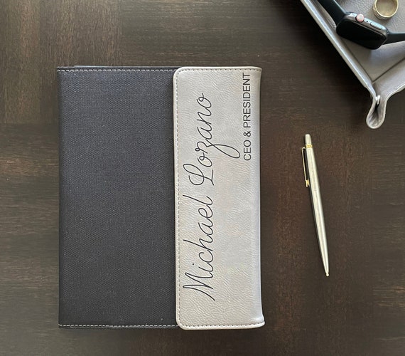 Personalized Business Portfolio Custom Engraved Portfolio | Etsy