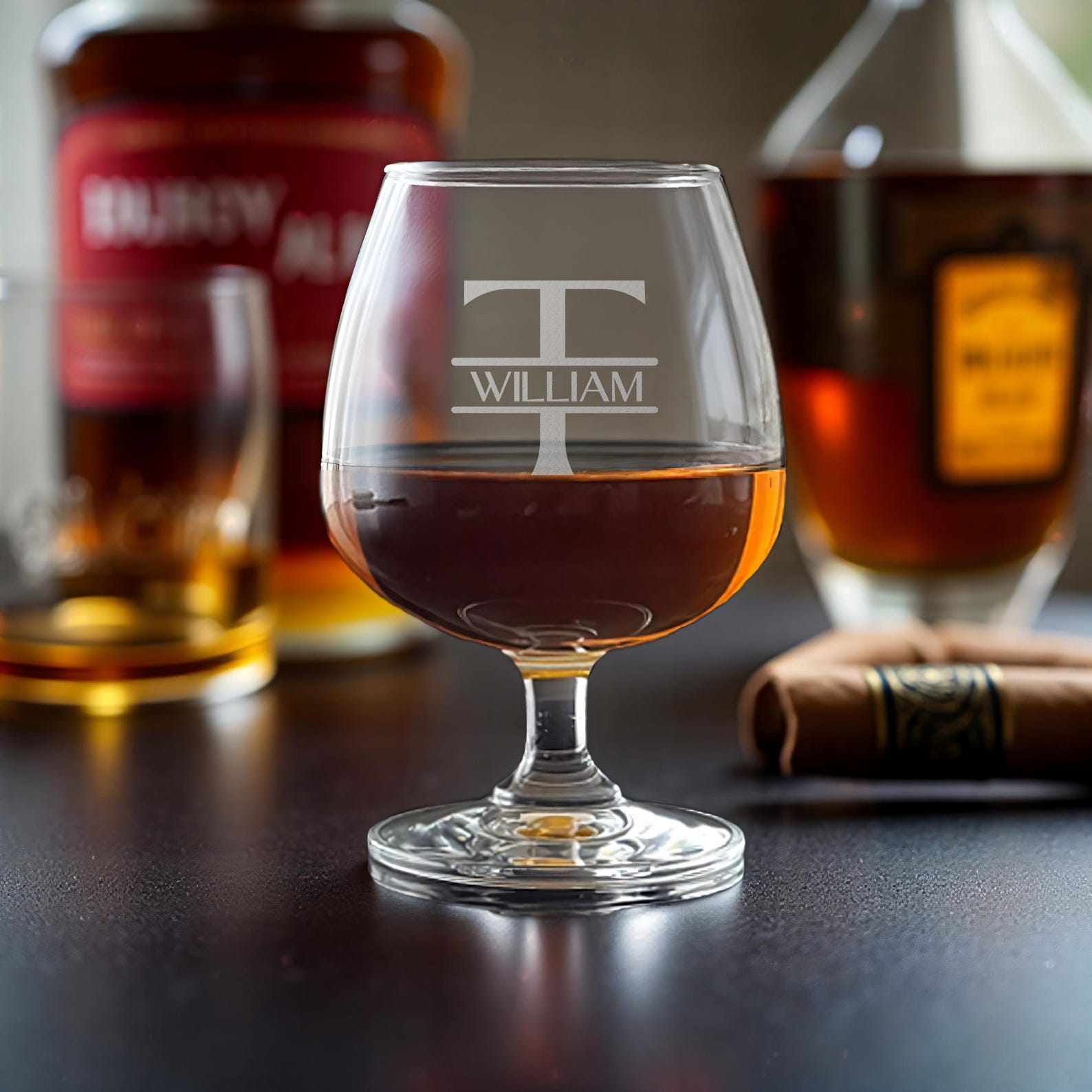 Personalized Whiskey Snifter – 12 Oz Engraved Brandy Glass Gift Set - Etsy