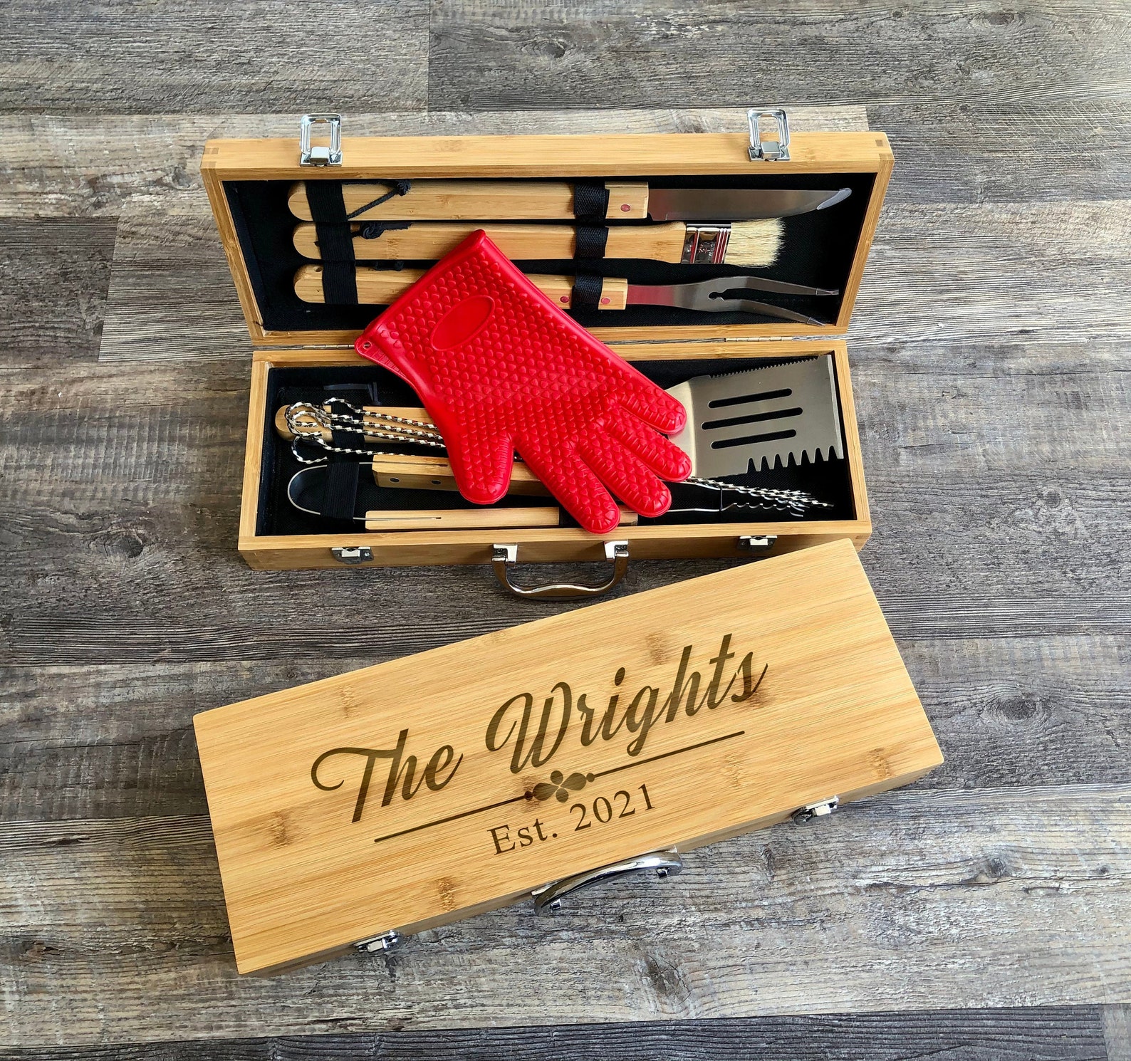 Personalized BBQ Set BBQ Set Personalized Grilling Custom - Etsy