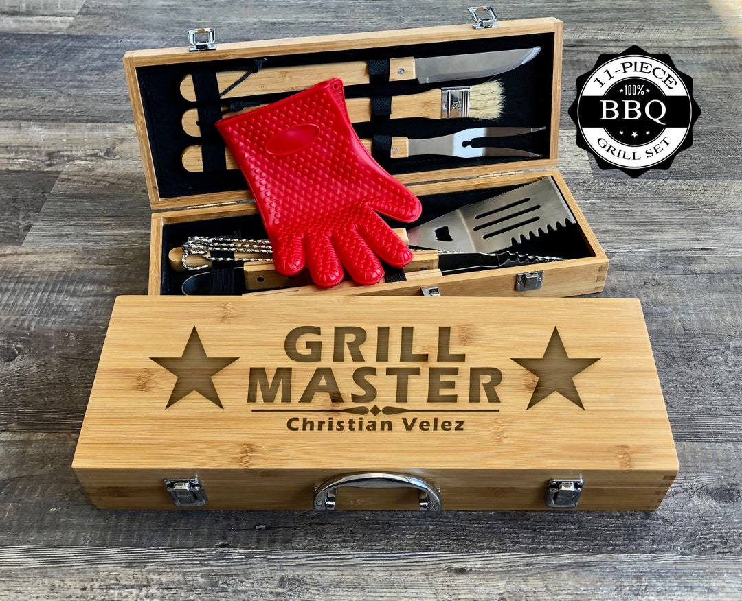 BBQ Set Custom Grill Set Personalized BBQ Set Grill Set - Etsy