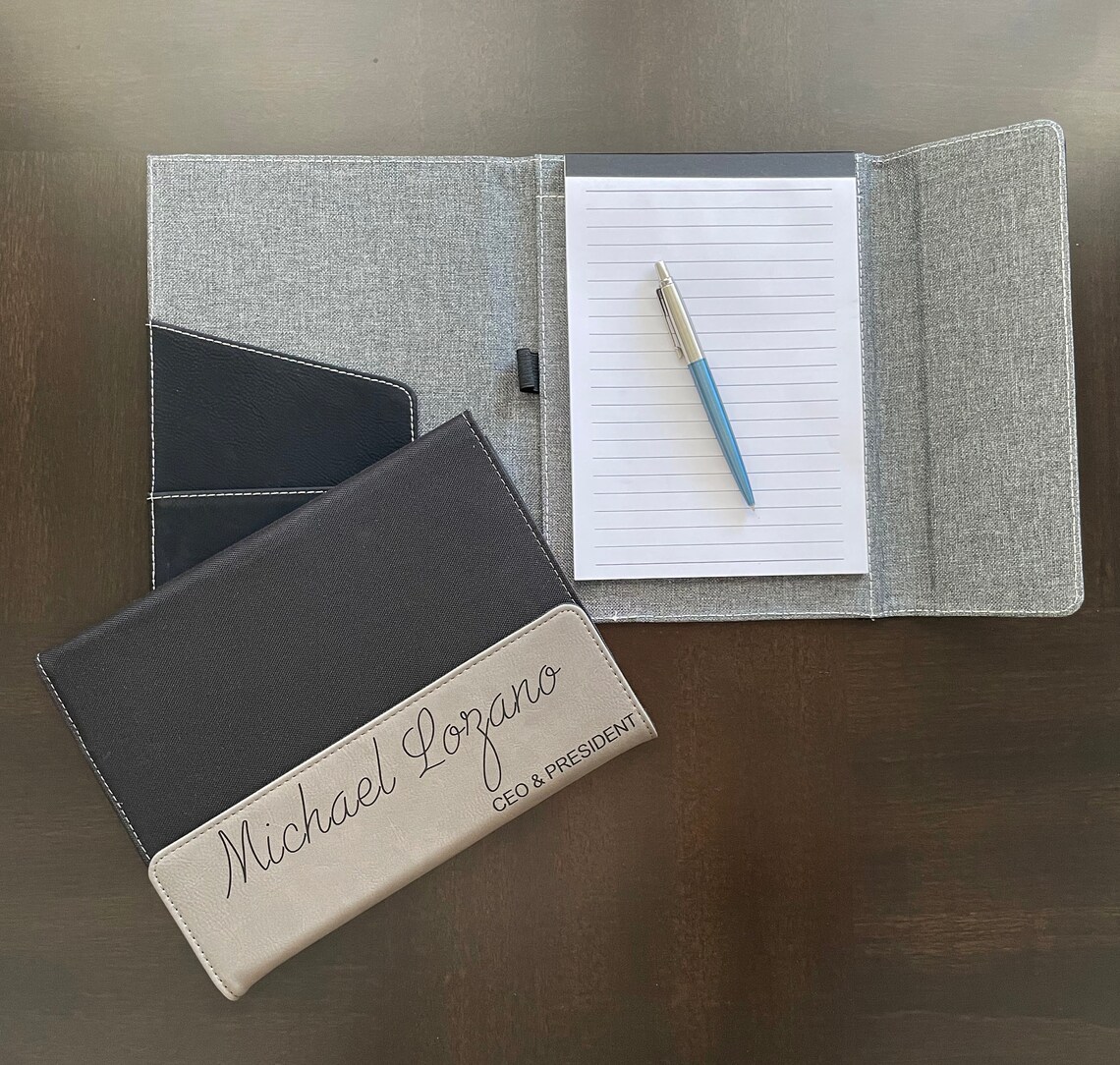 Personalized Business Portfolio Custom Engraved Portfolio - Etsy