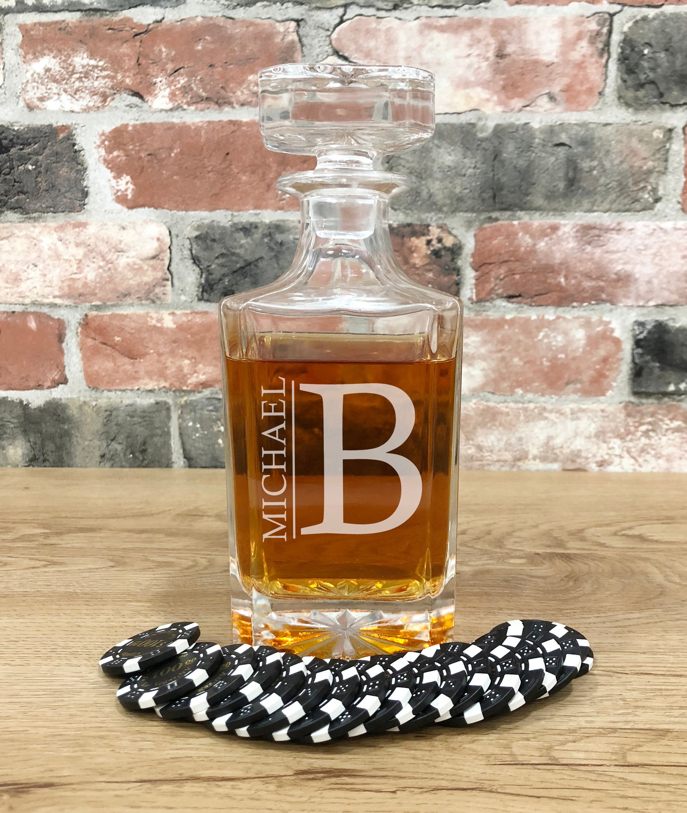 Whiskey Decanter Set Groomsmen Decanter Customized | Etsy