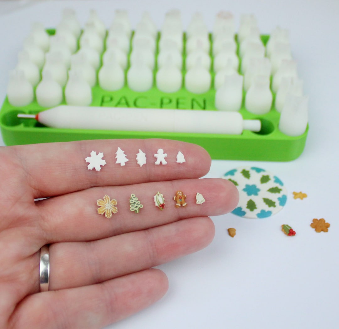 PAC-PEN No.04 Christmas Set Micro Plunger Cutters for Polymer, Ceramic ...