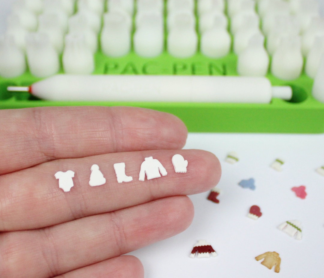 PAC-PEN Polymer Clay Plunger Micro Cutter Set No.31 Clothes - Etsy