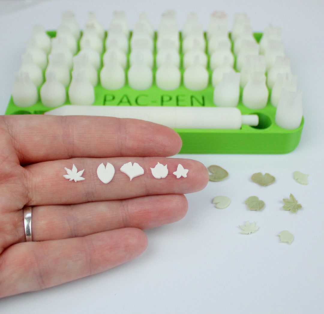 PAC-PEN Polymer Clay Plunger Micro Cutter Set - No.27 - Leaves - Etsy