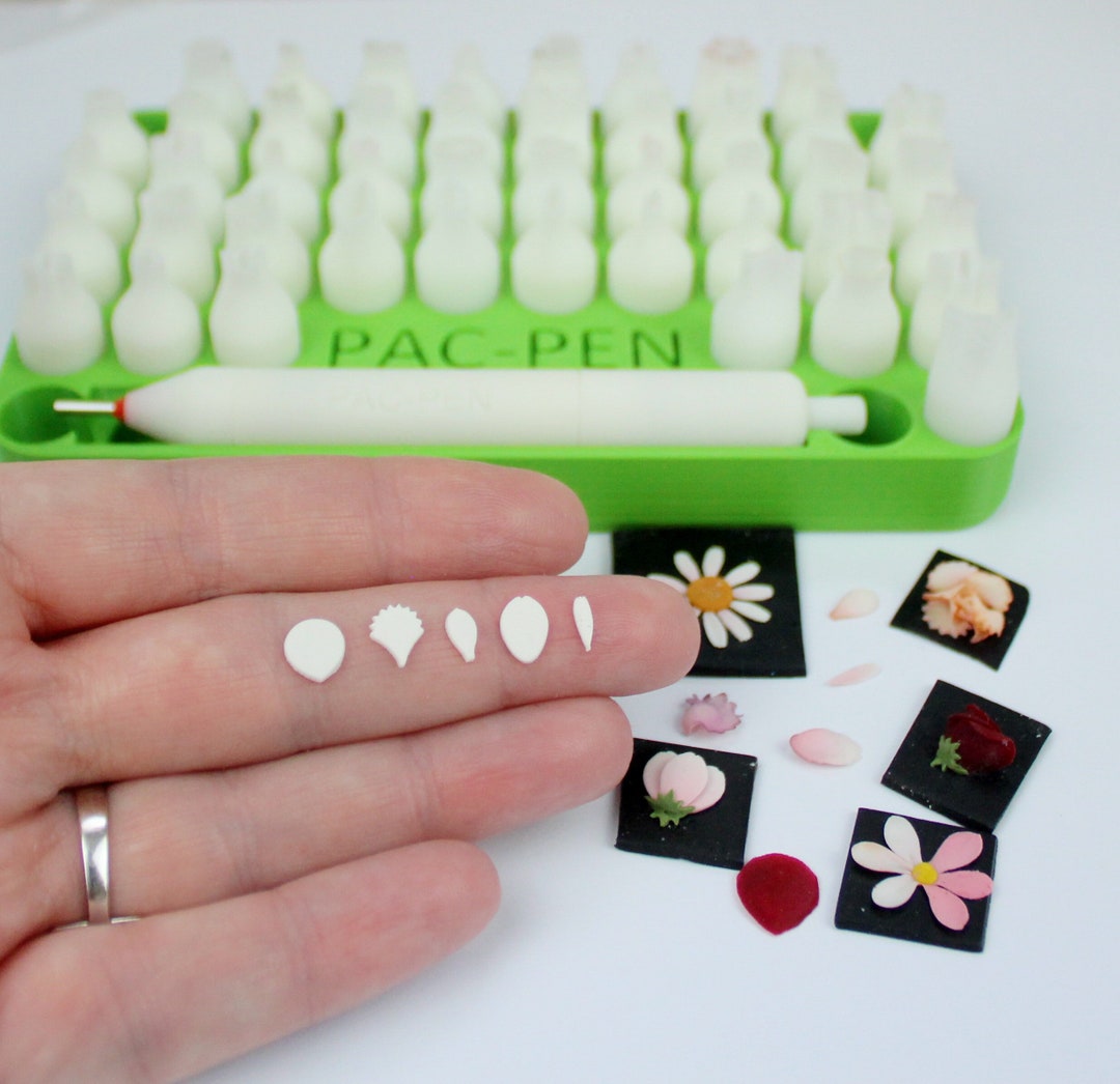 PAC-PEN No.15 Petal Set Micro Plunger Cutters for Polymer, Ceramic and ...
