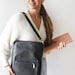 Leather Backpack Women Slim Leather Backpack Purse With - Etsy