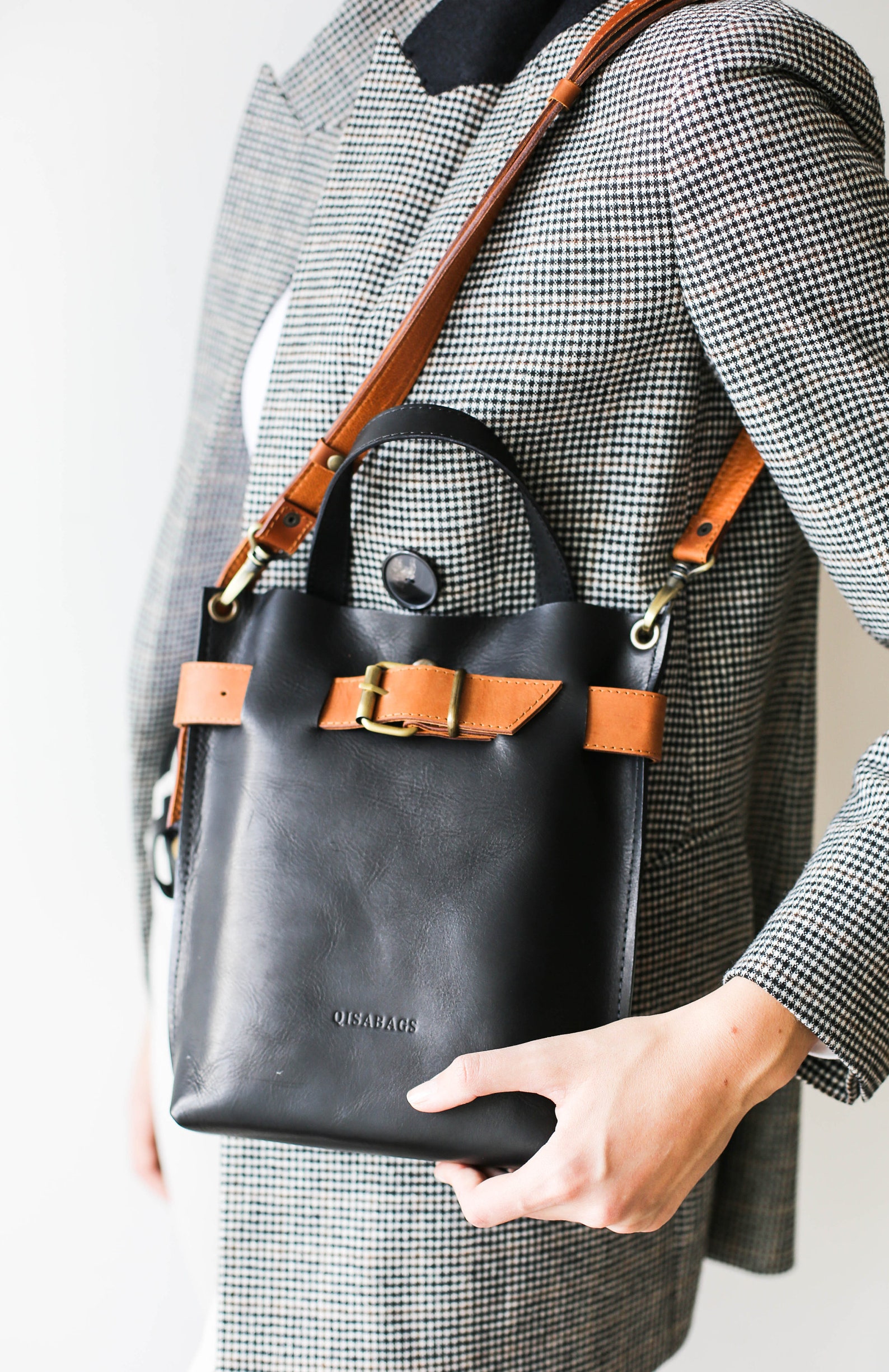 Mini Leather Backpack Black Leather Backpack Backpack Purse - Etsy