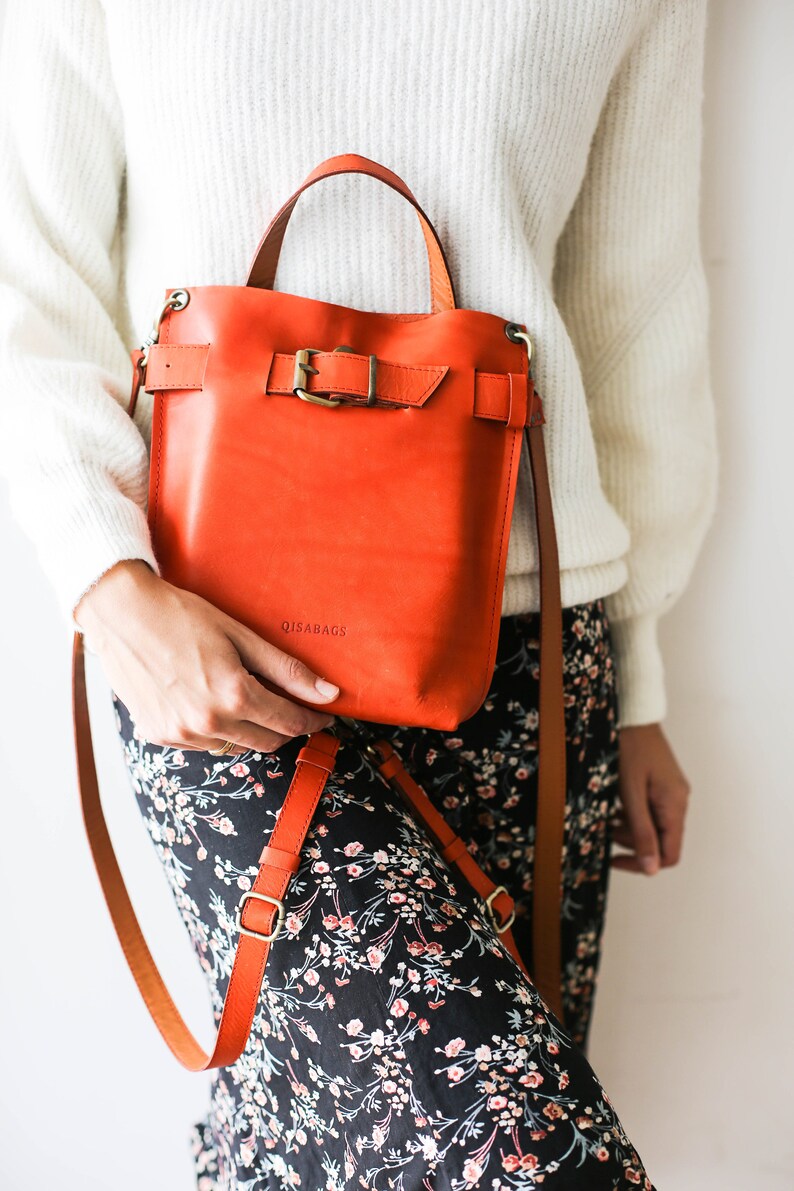 Bags for Women Small Backpack Soft Leather Rucksack - Etsy