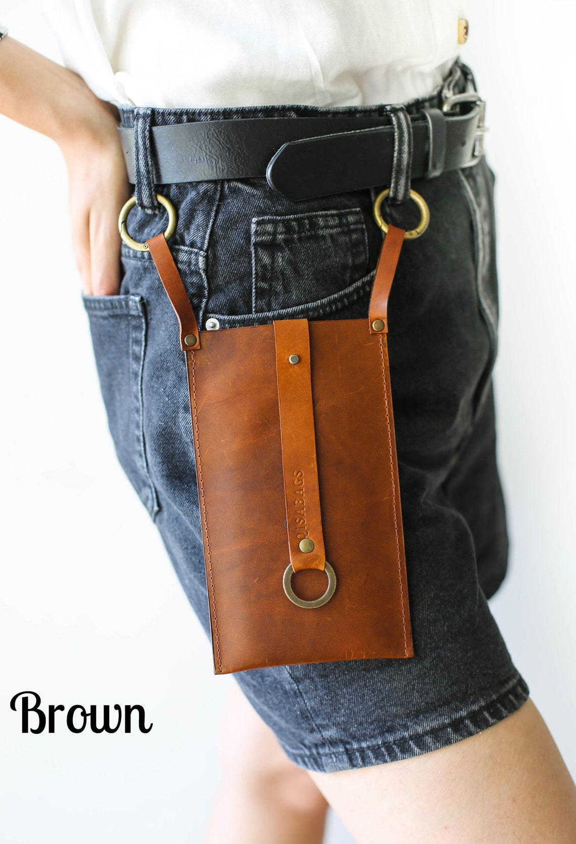 Leather Phone Cases Leather Gift for her Small Leather | Etsy