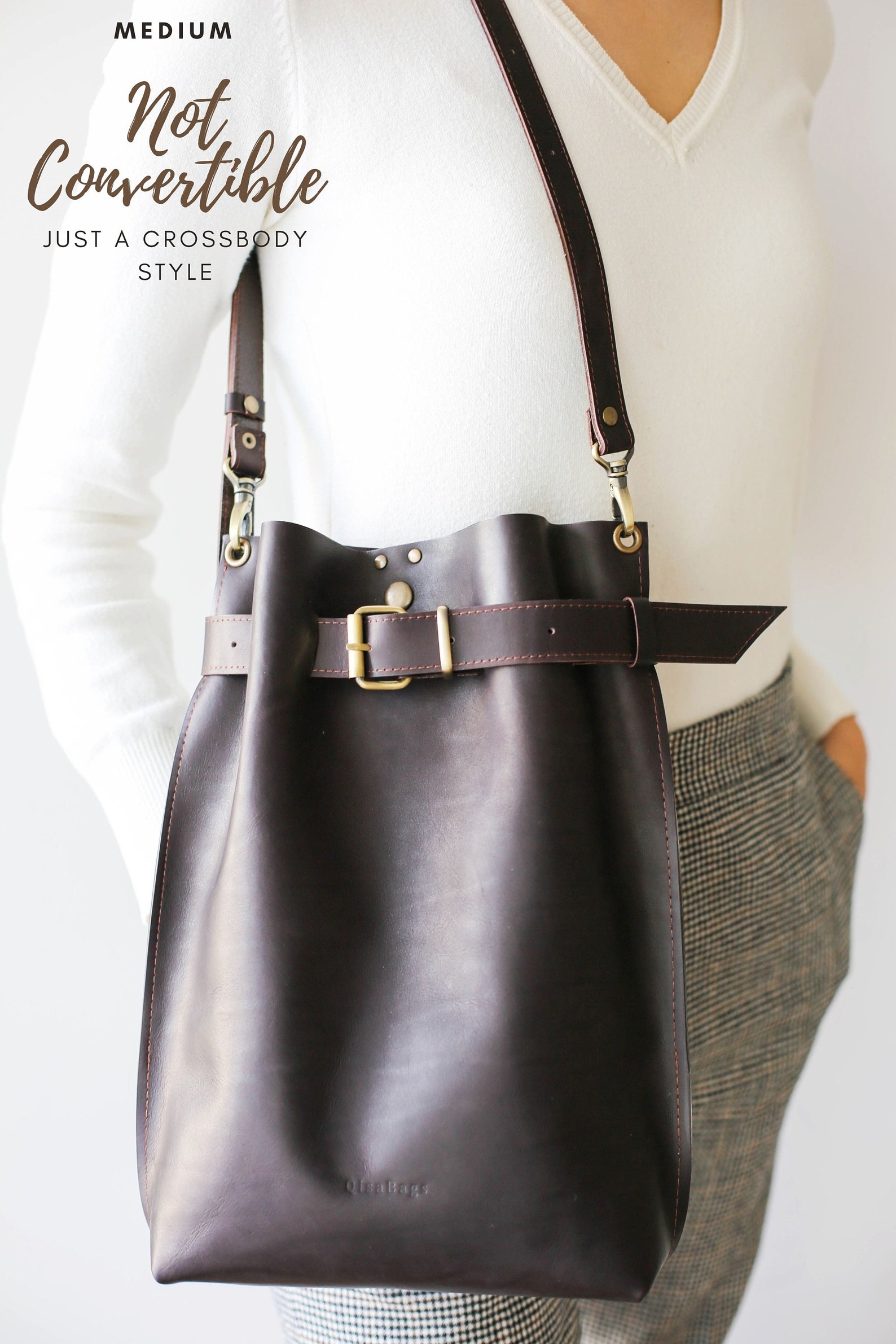 Dark Brown Leather Backpack Women Leather Rucksack Travel - Etsy