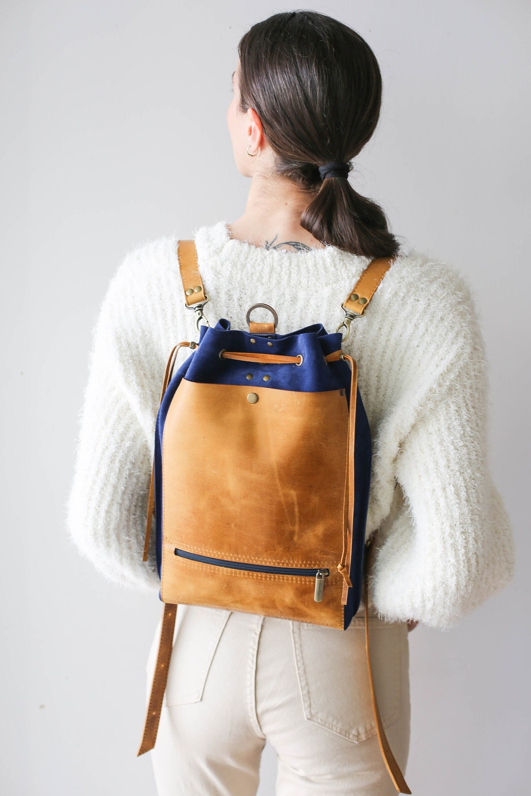 Women's Backpack, Leather Backpack, Bags and Purses, Leather Shoulder ...