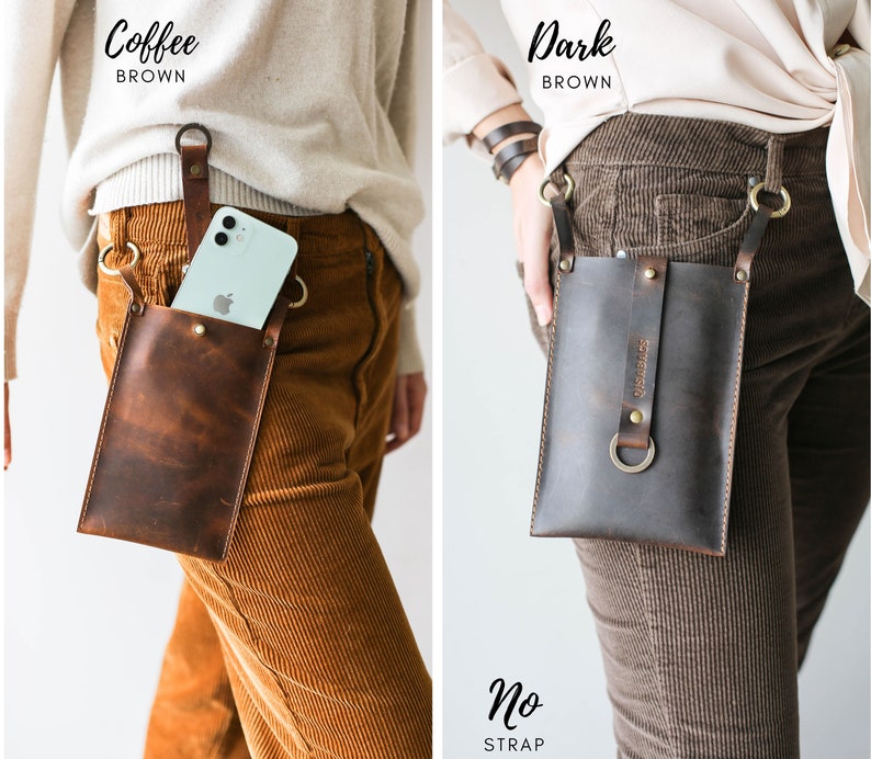 Leather Phone Cases Leather Gift for Her Small Leather - Etsy