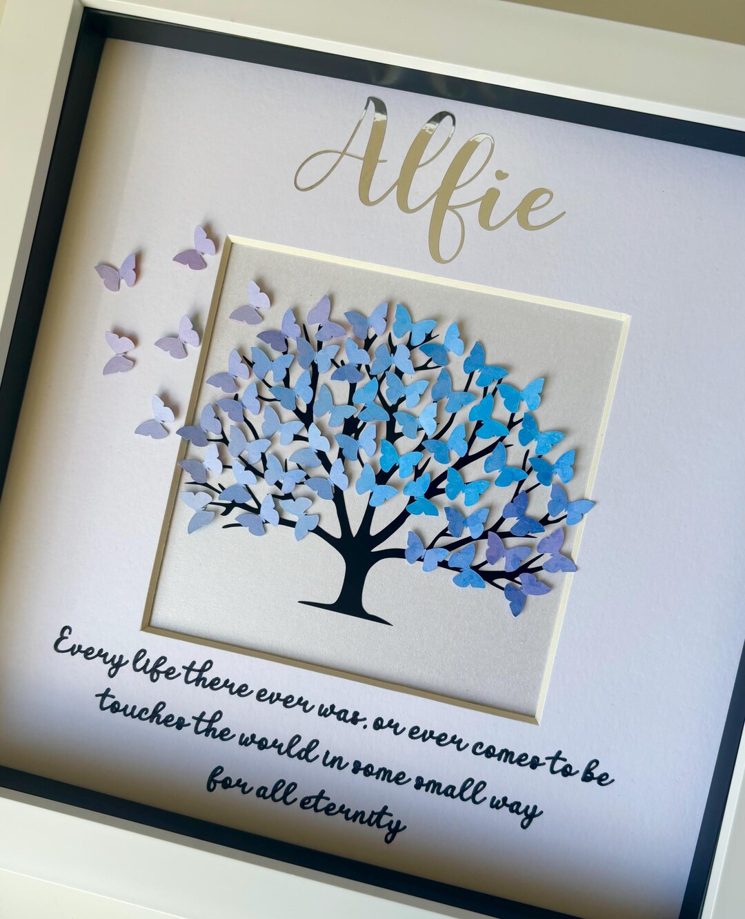 3D Butterfly Gift, Baby Loss, Baby Loss Gift, Baby Loss Keepsake ...