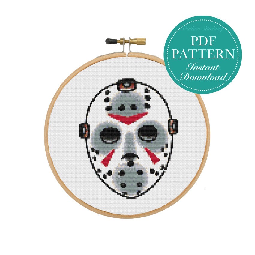 Counted Cross Stitch Pattern Spooky Pattern Horror Art | Etsy