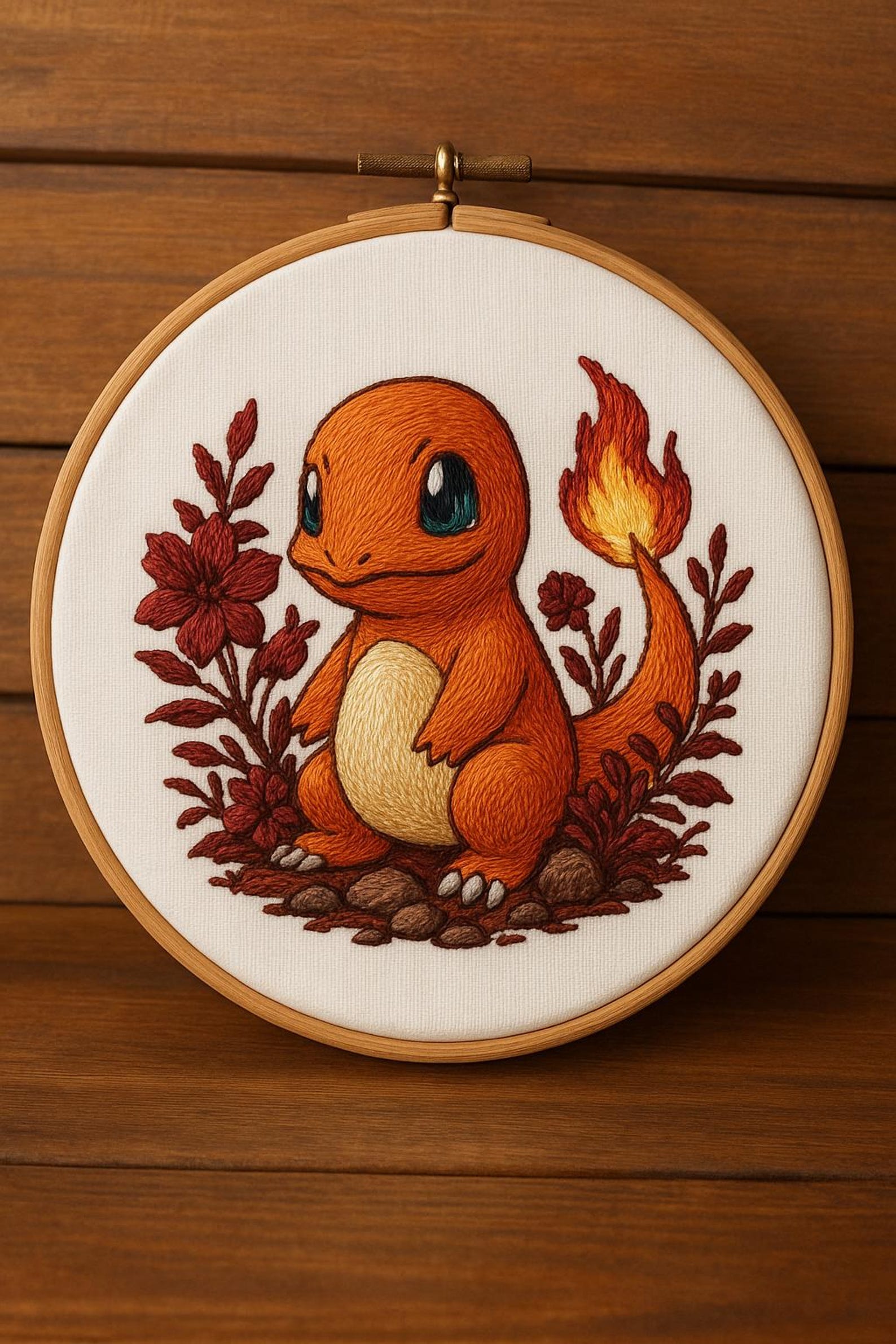 Pocket Monster Embroidery PNG Template - Elemental Stitch Design (PNG ...