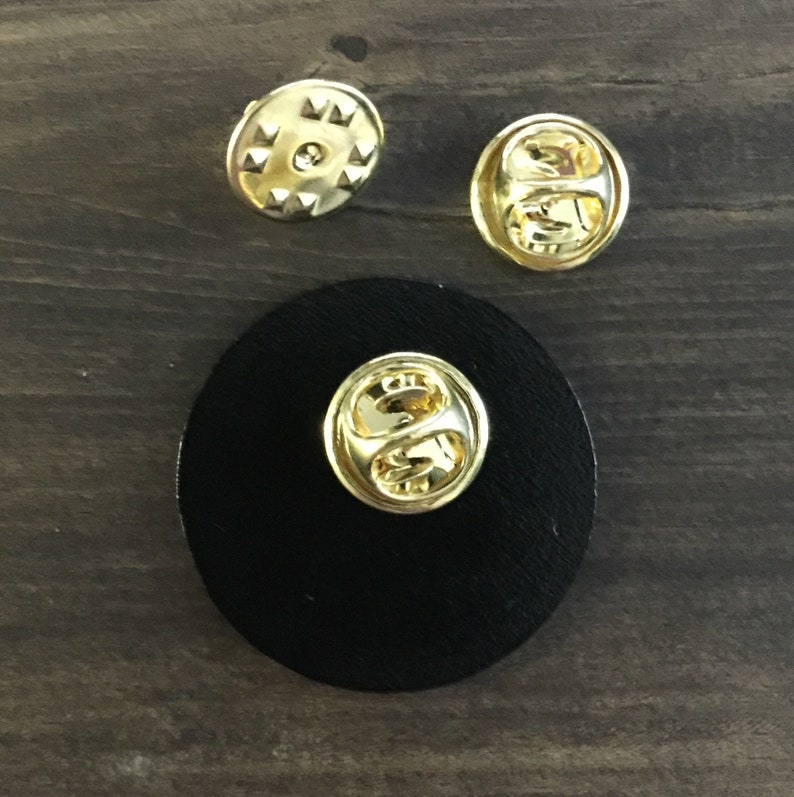 Pin Backing Pin Stopper Rubber Metal Gold Silver Black - Etsy