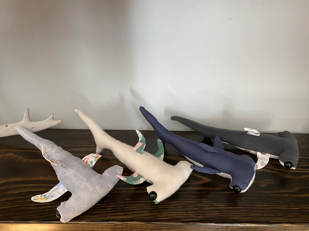 Hammerhead Shark Plushie Stuffed Animal Sea Creature - Etsy