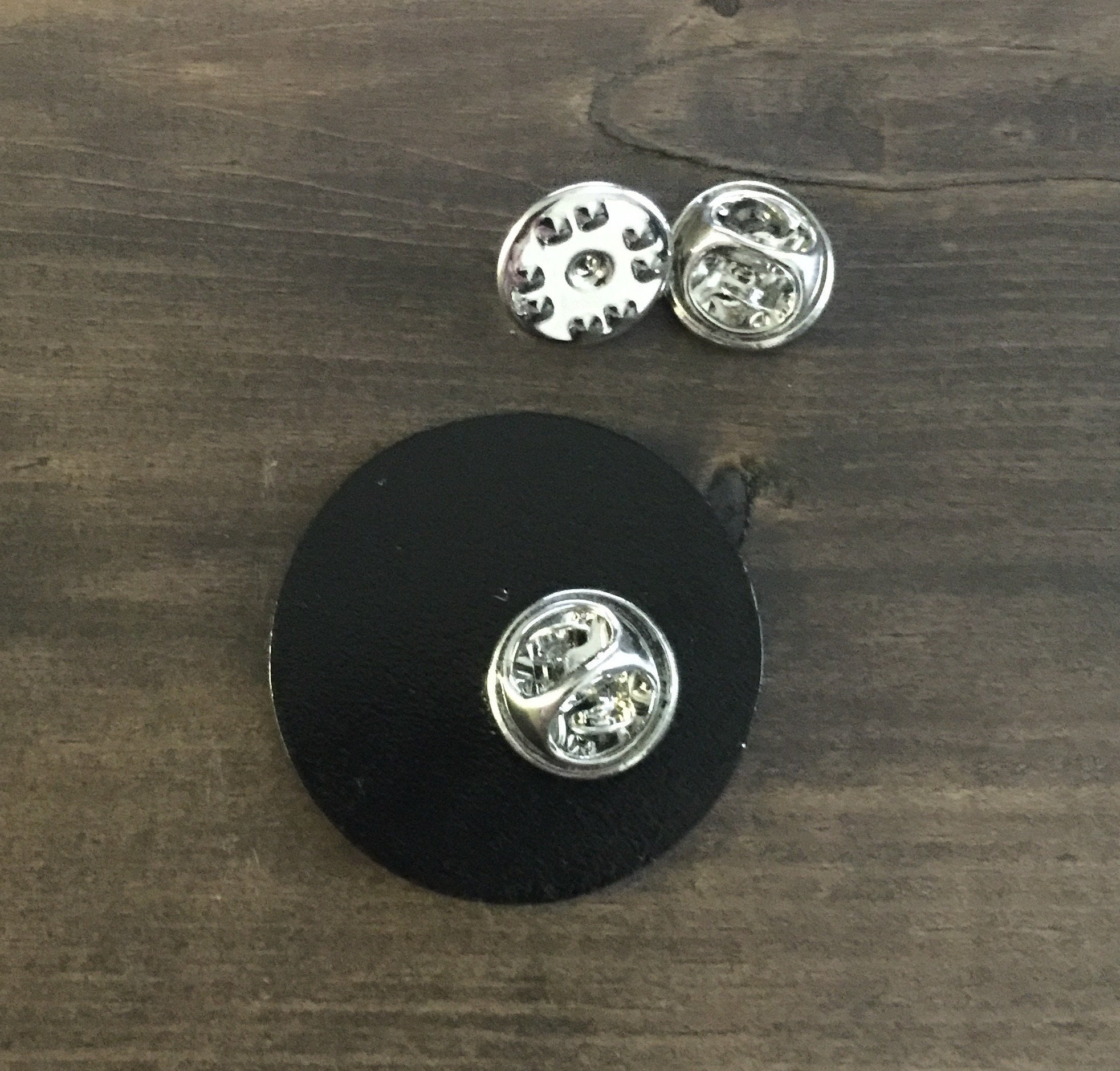 Pin Backing Pin Stopper Rubber Metal Gold Silver Black | Etsy