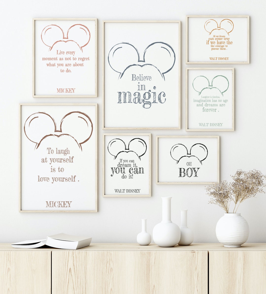 Disney Print | Disney Quote |disney-inspired |gallery Wall | Interiors ...