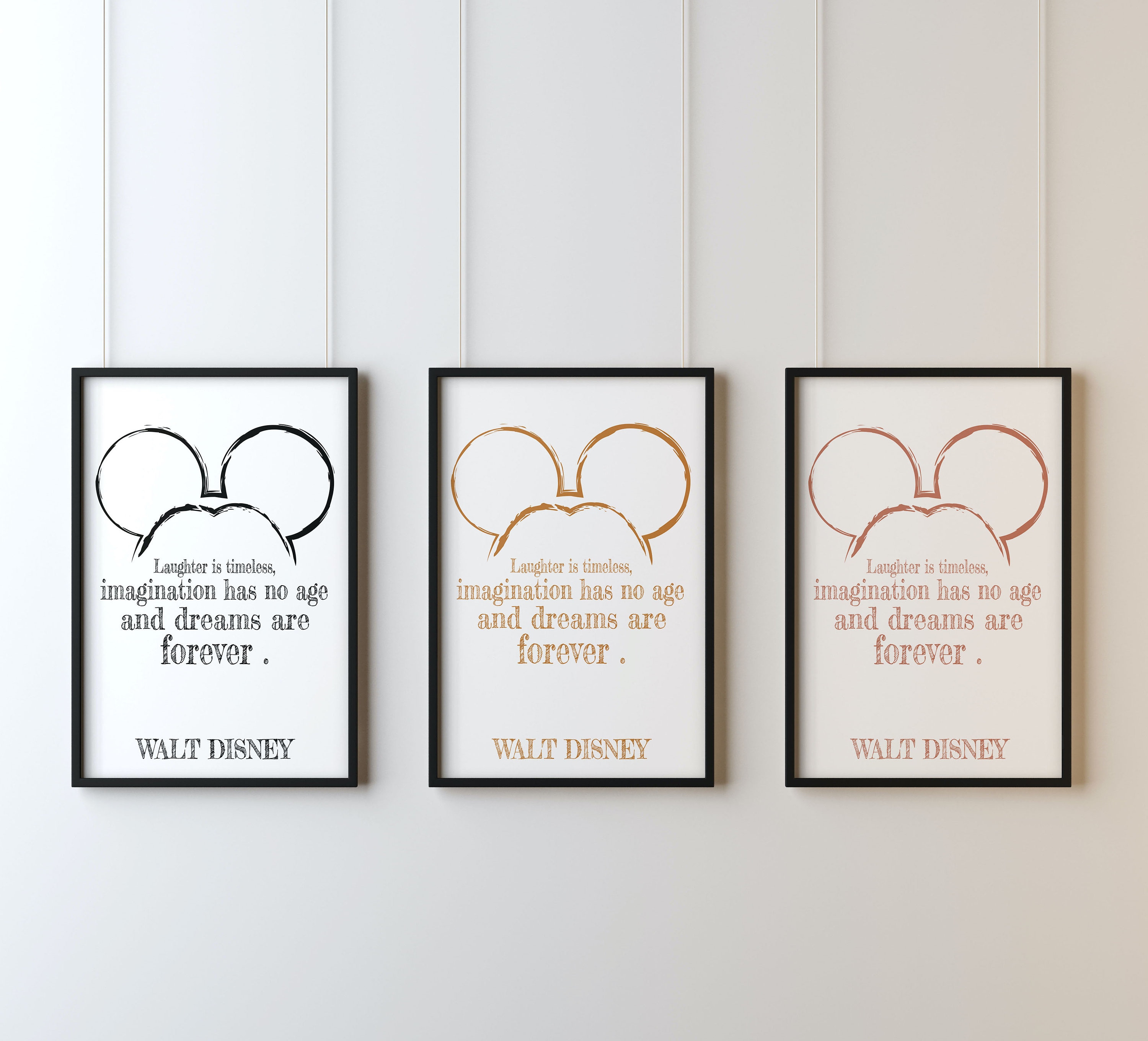 Disney Print | Disney Quote |disney-inspired |gallery Wall | Interiors ...
