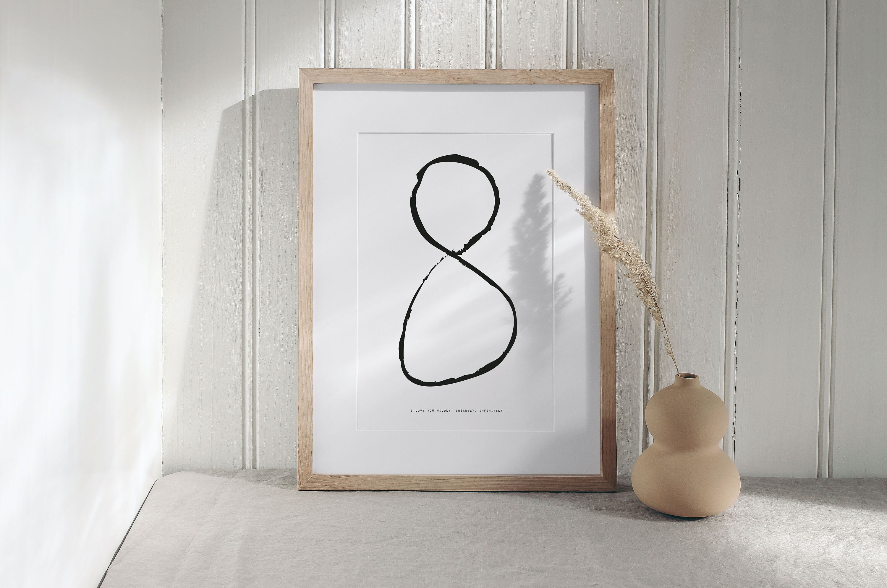 Infinity Symbol Print | Infinite Print | Valentines Print|home Decor ...