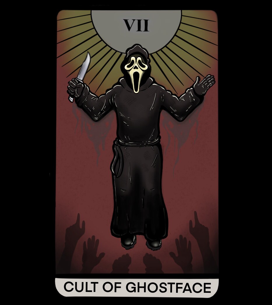 Cult of Ghostface Horror Sticker Water Resistant Sticker - Etsy