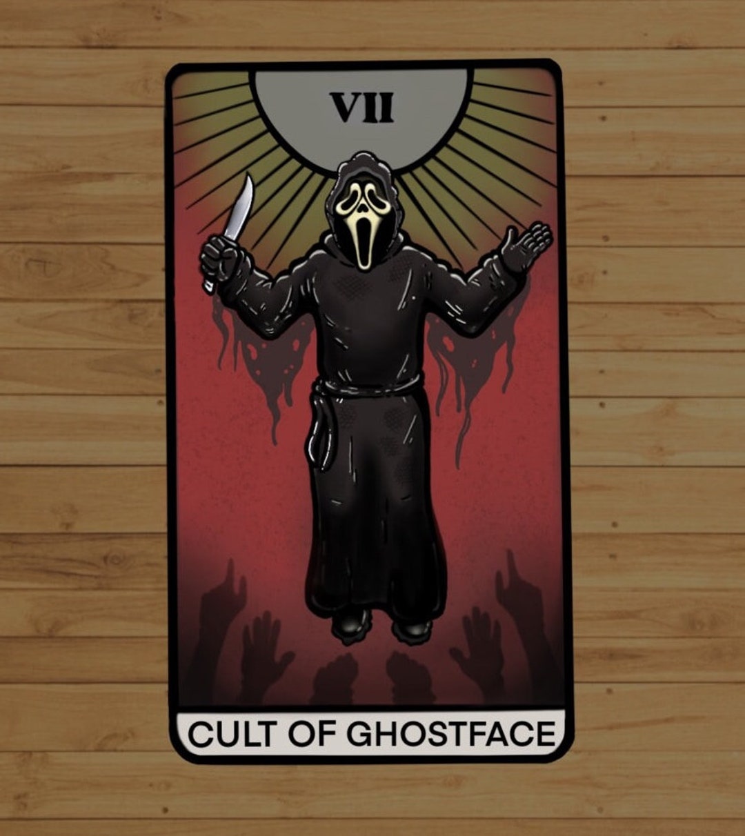 Cult of Ghostface Horror Sticker Water Resistant Sticker - Etsy