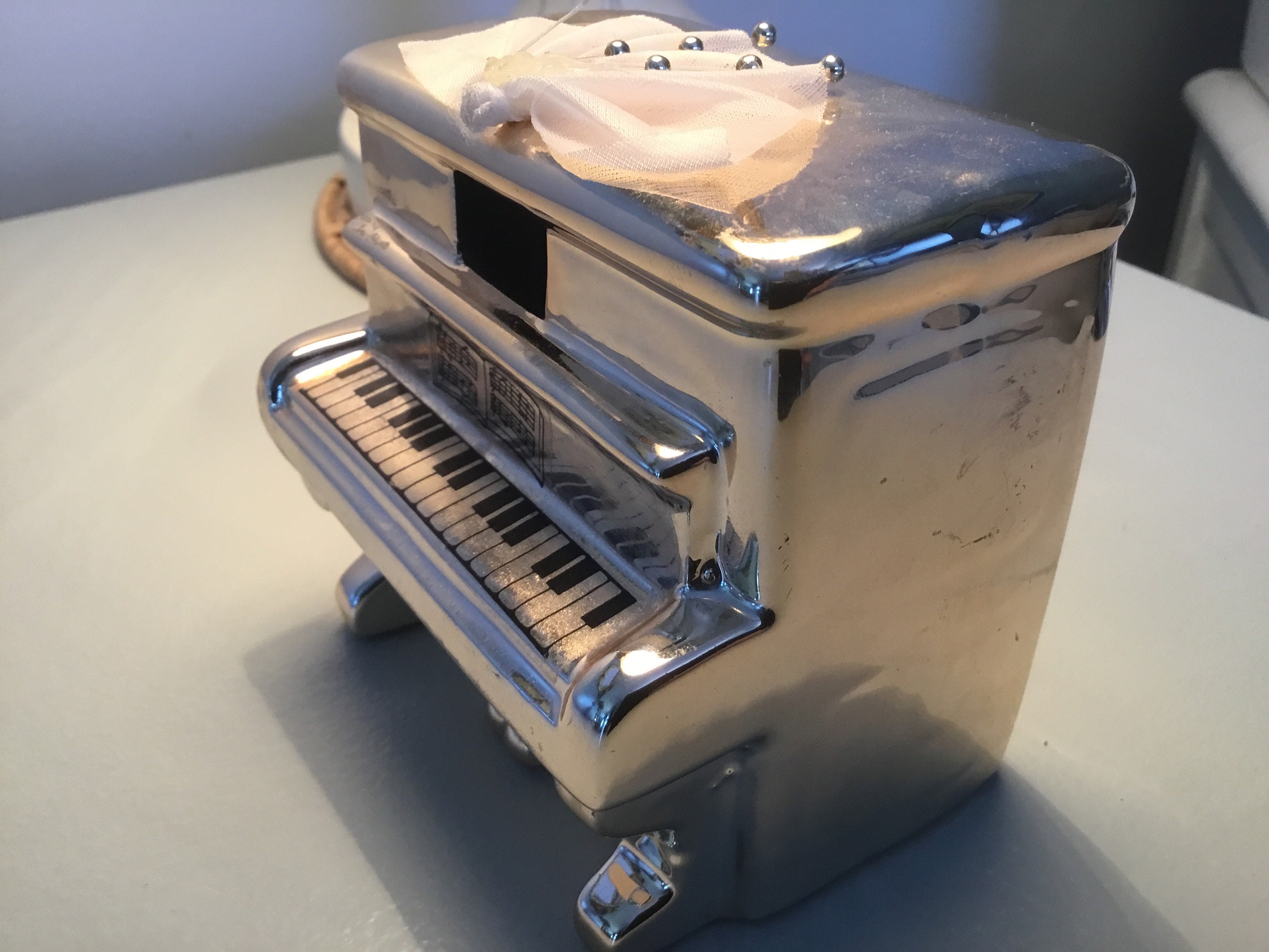 Vintage ENESCO PIANO Musical Box Vintage Music Box Antique - Etsy