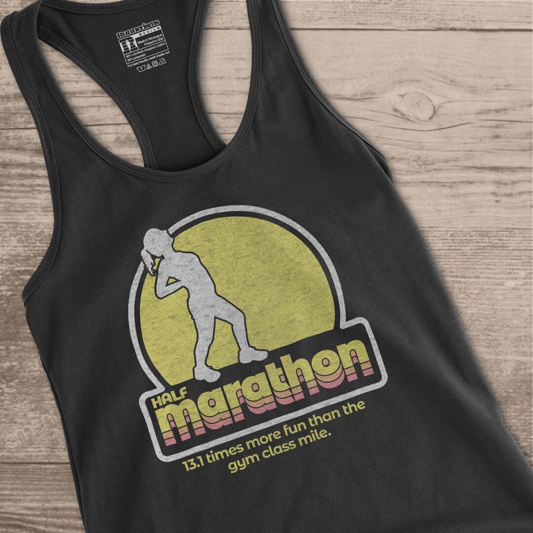 13.1 Women’s Running Tank • Half Marathon Tank • Gym Class Mile Humor ...