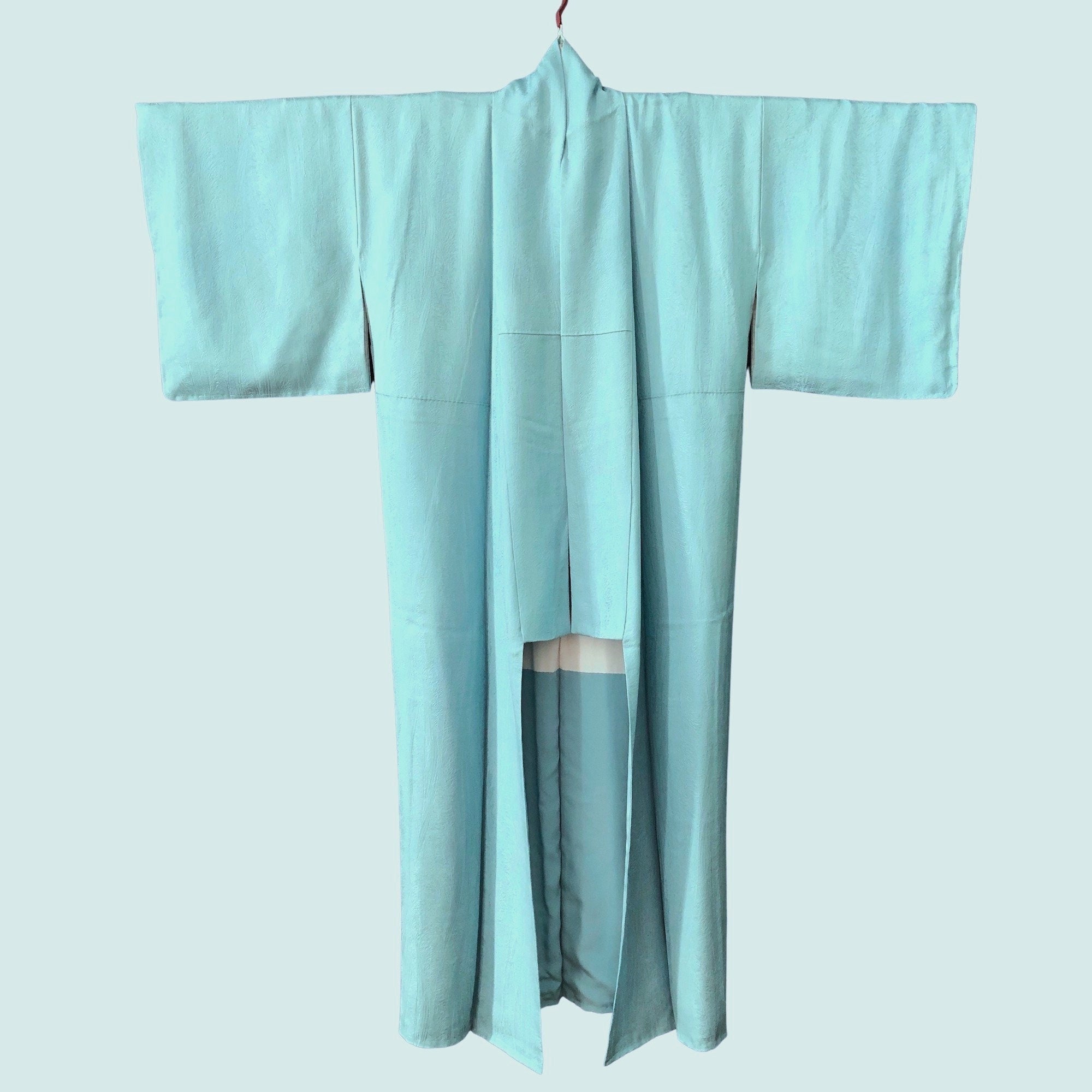 JAPANESE IROMUJI KIMONO Aqua Blue Silk Fully Lined Hand - Etsy
