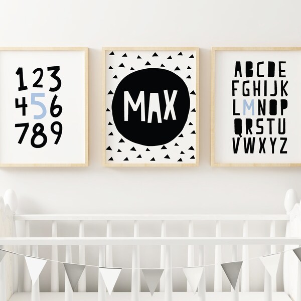 Alphabet Name Art - Etsy