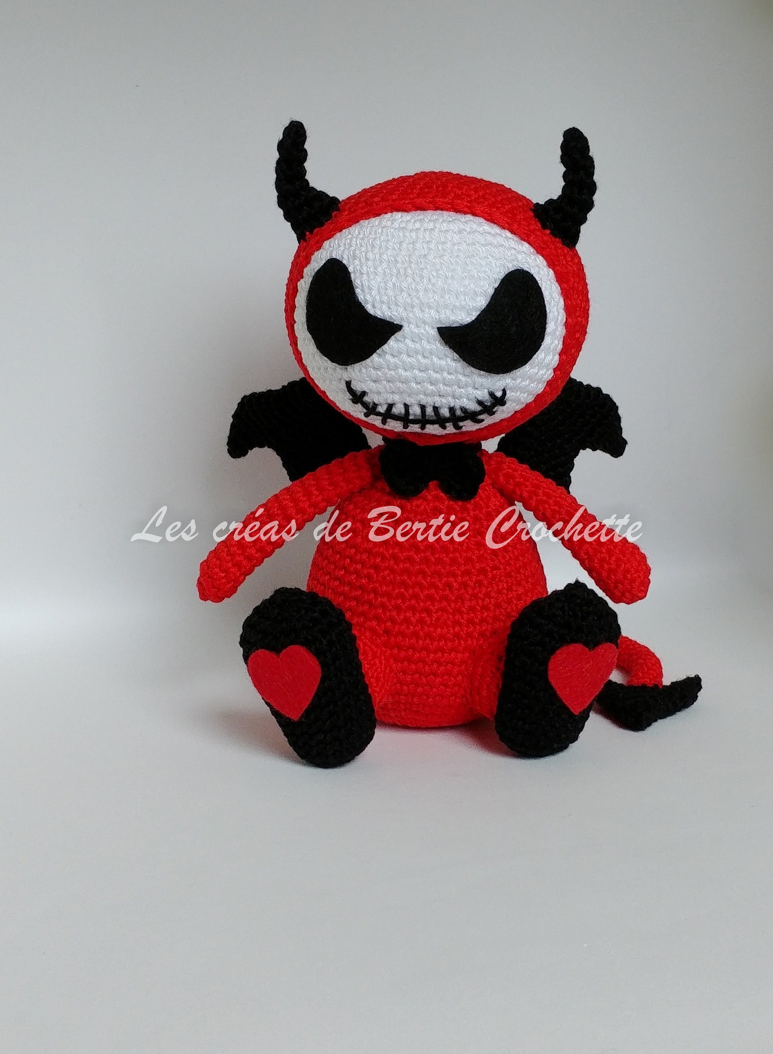 Baby Jack Devil, Mr Jack crochet pattern, amigurumi diable - Etsy France