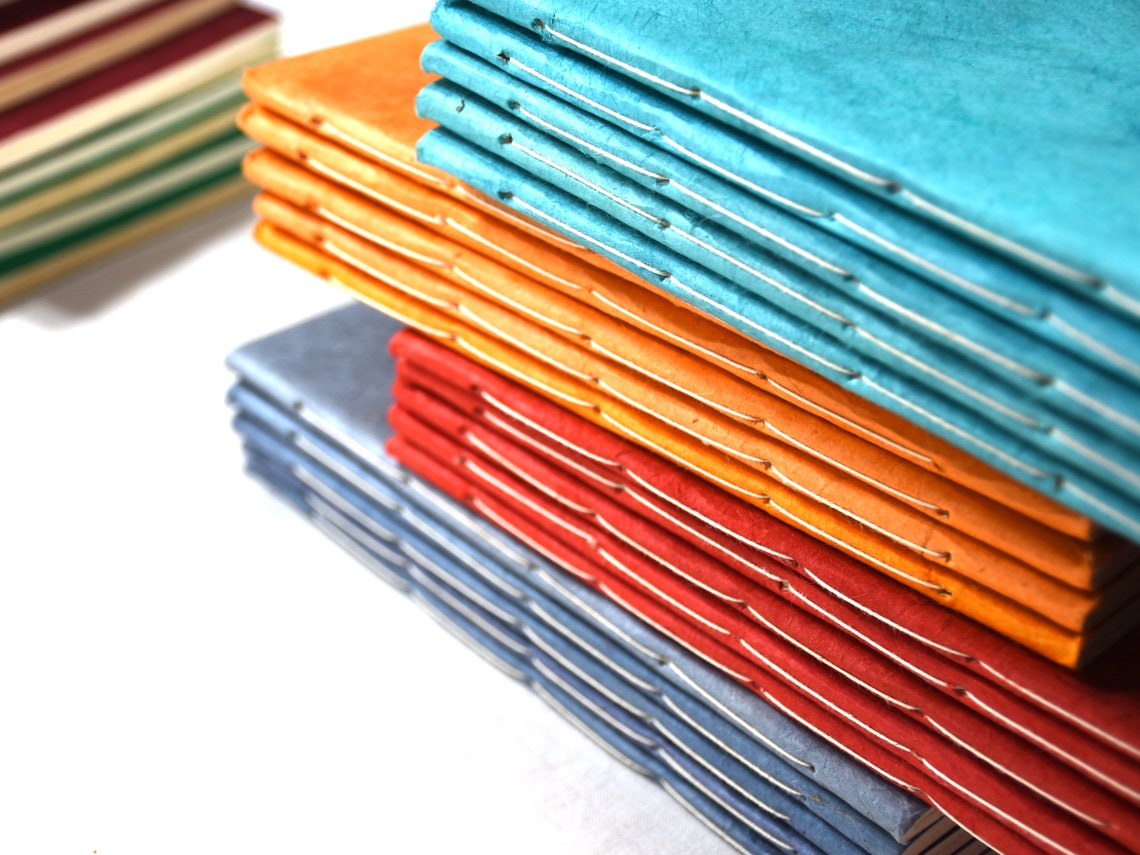 Handbound Lokta Notebook. Tree-free Paper . 5'' X | Etsy