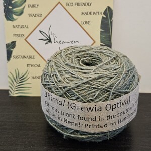 Bhimal Grewia Yarn Handspun in Nepal - Etsy