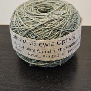 Bhimal Grewia Yarn Handspun in Nepal - Etsy