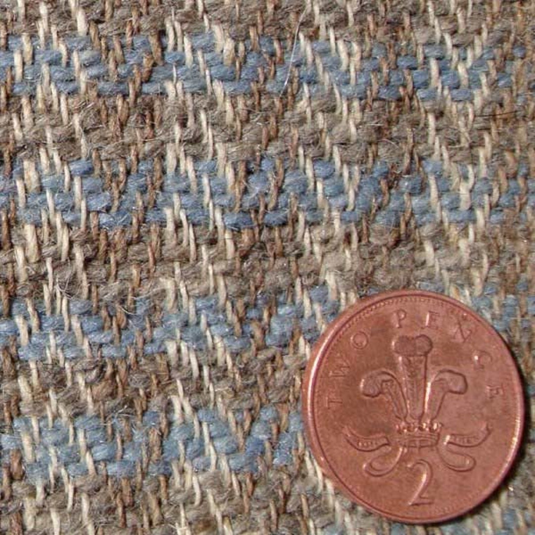 Himalayan Nettle & New Zealand Wool Fabric. Herringbone Cream - Etsy