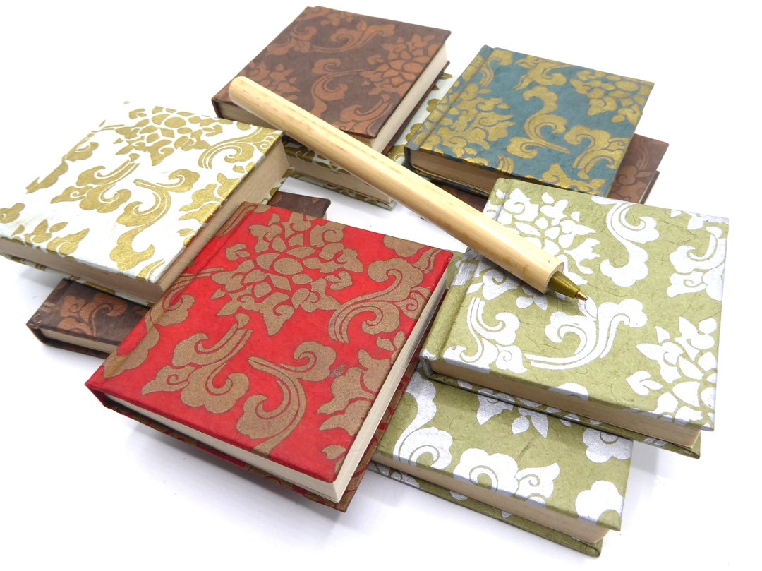 Pocket Size Handbound Lokta Notebook . Tree-free Paper . A7 Square . - Etsy