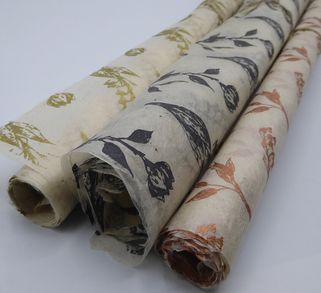 Hemp Tissue Paper. Handmade in Nepal. wildflower eco Friendly Packaging ...