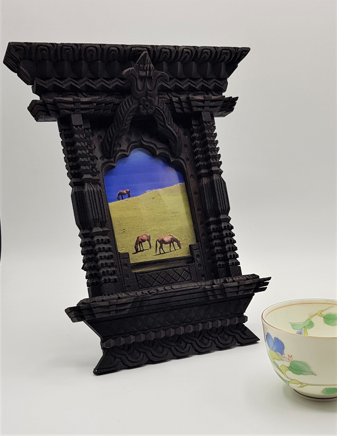 Traditional Nepali Window Picture Frame Hand Carved in Nepal - Etsy UK