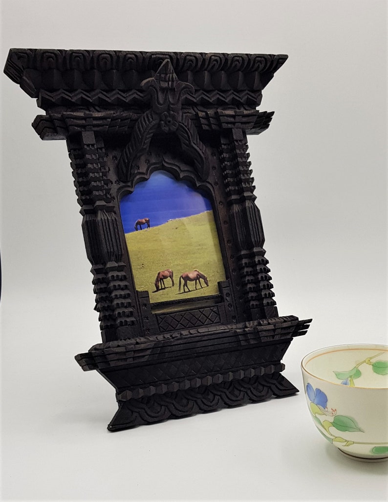 Traditional Nepali Window Picture Frame Hand Carved in Nepal - Etsy