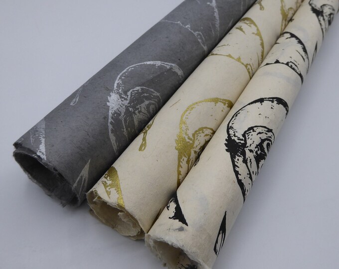 Tree Root Pattern Lotka Wrapping Paper Holiday Gift Wrap 3 Sheets Black ...