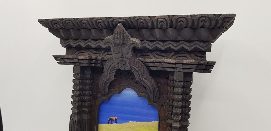 Traditional Nepali Window Picture Frame Hand Carved in Nepal - Etsy