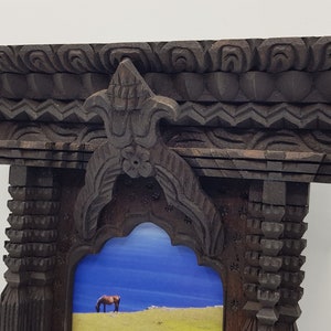 Traditional Nepali Window Picture Frame, Hand Carved in Nepal - Etsy