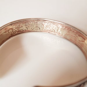 Handmade Tri-metal Bracelet . Floral String Pattern & Hidden Dragon ...