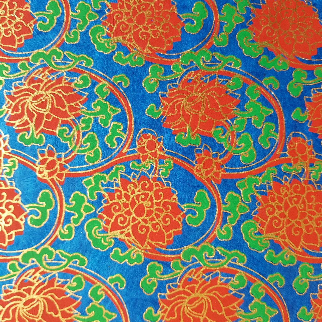 Handmade Lokta Paper . Traditional Tibetan Lotus . Tree Free & - Etsy