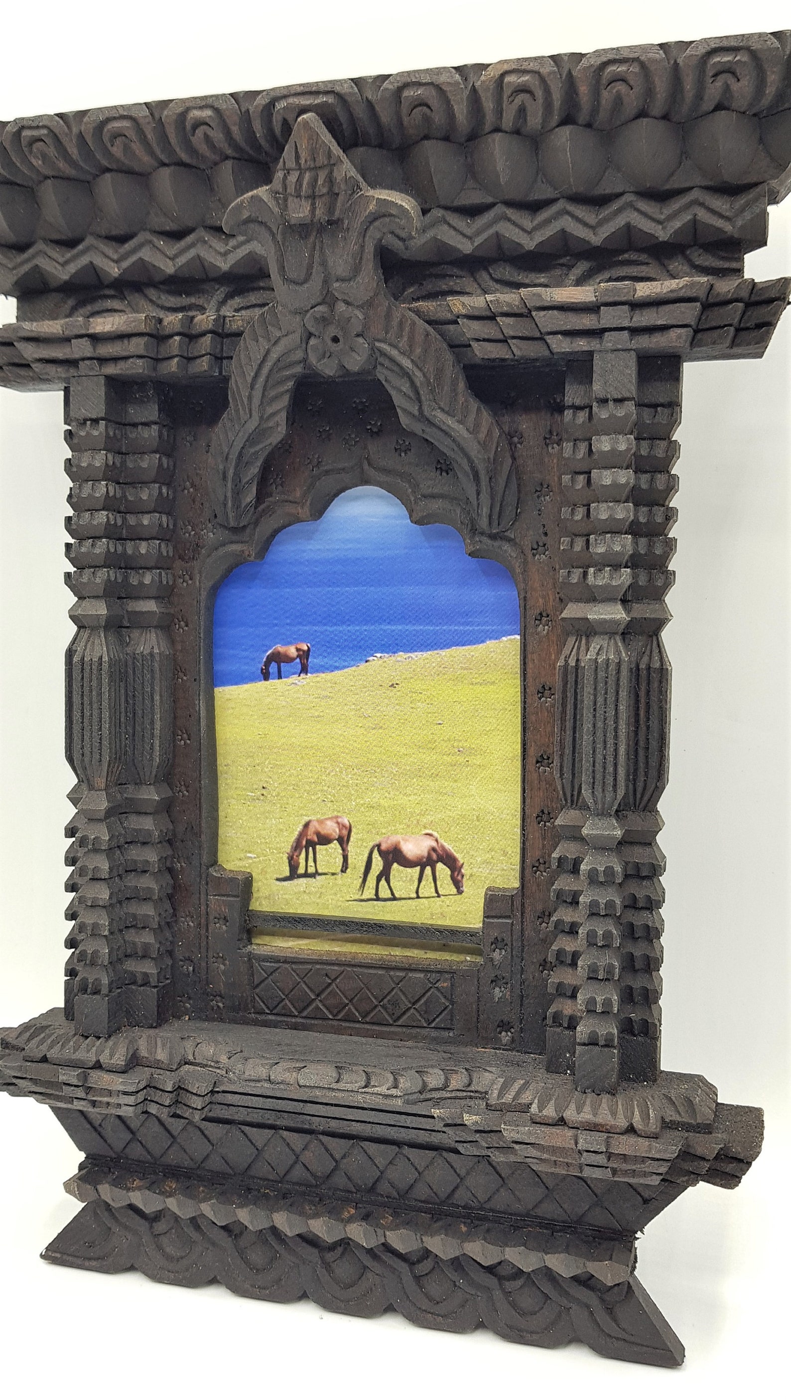 Traditional Nepali Window Picture Frame Hand Carved in Nepal - Etsy UK